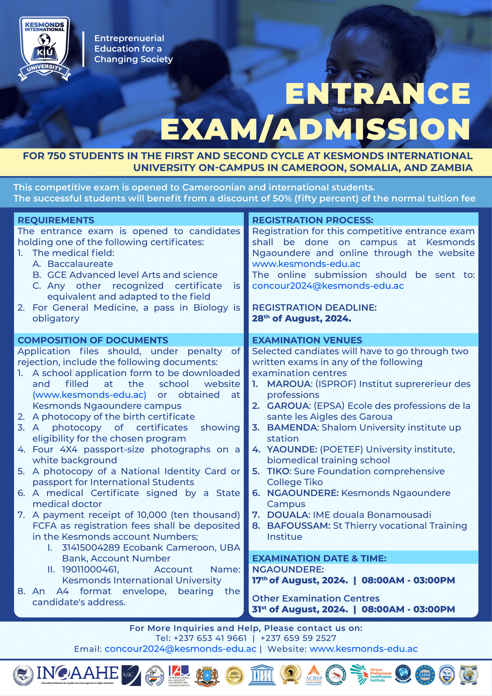 Programs | Kesmonds International University